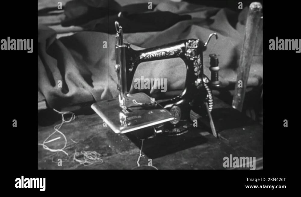 1950s sewing machine Stock Videos & Footage - HD and 4K Video Clips - Alamy