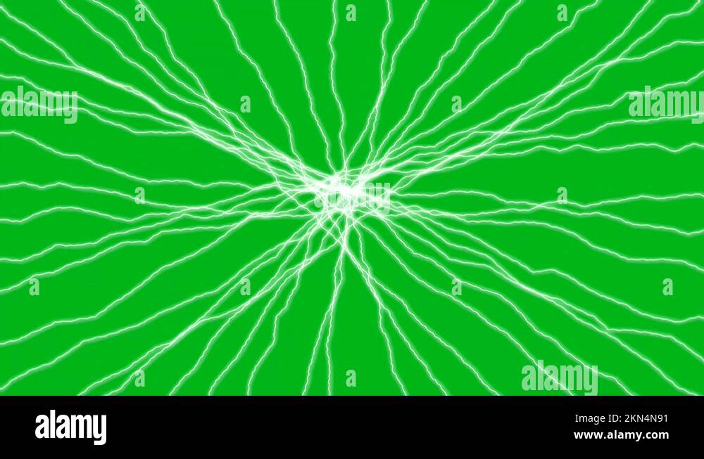 Electric discharge green screen motion graphics Stock Video Footage - Alamy