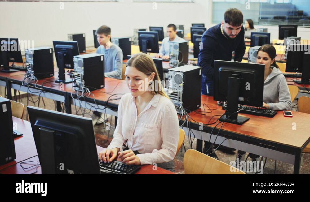 Adult classroom computers Stock Videos & Footage - HD and 4K Video ...