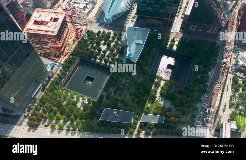 911 memorial new york aerial Stock Videos & Footage - HD and 4K Video ...