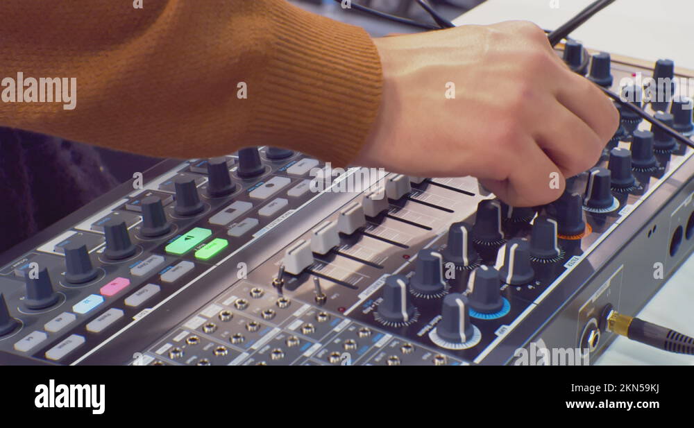 Controls sound mixer Stock Videos & Footage - HD and 4K Video Clips - Alamy