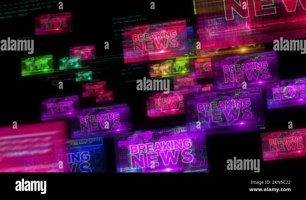 News broadcast screens Stock Videos & Footage - HD and 4K Video Clips ...
