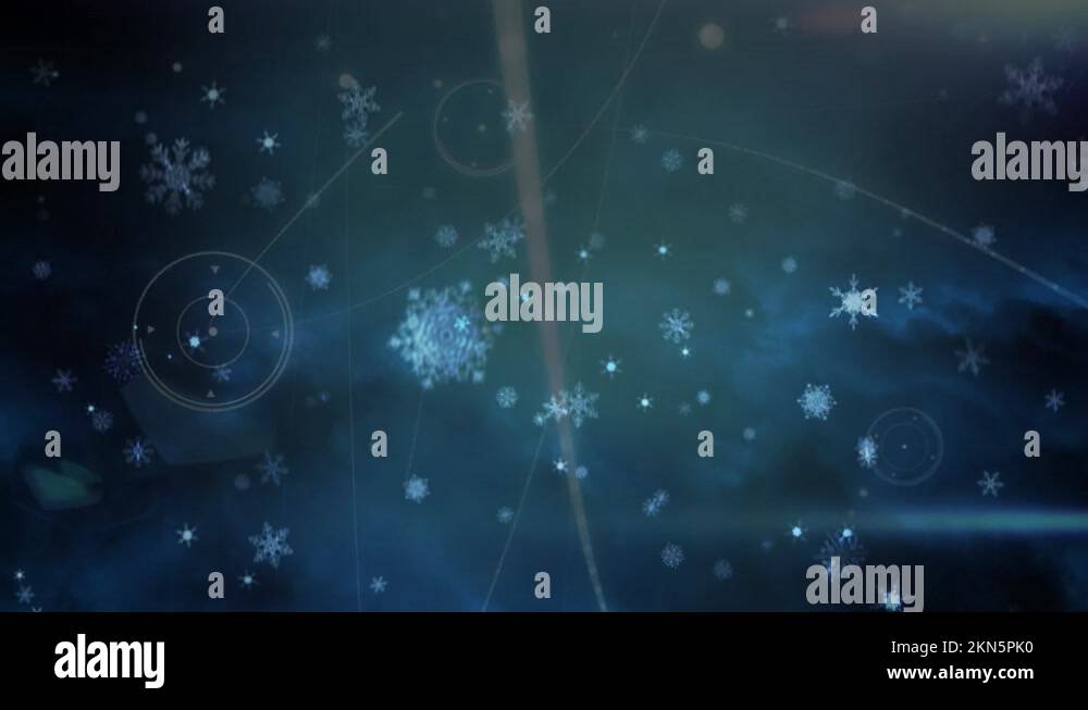 Animation snow falling network connections Stock Videos & Footage - HD ...