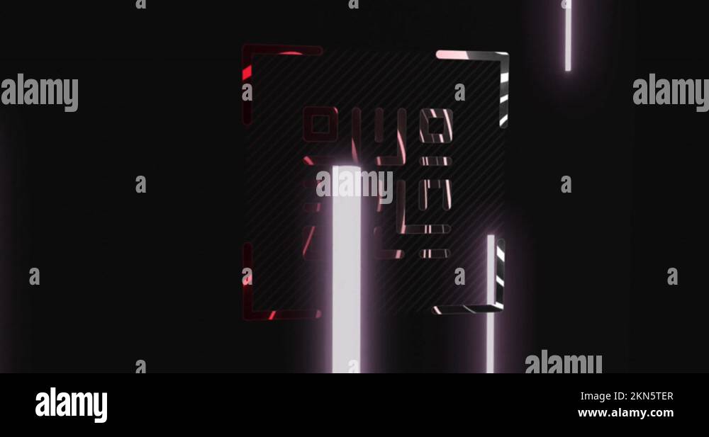 Animation qr code scanning neon Stock Videos & Footage - HD and 4K ...
