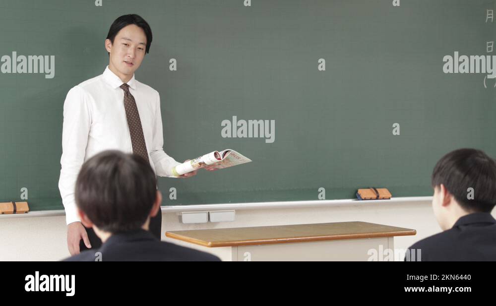 Junior high school teacher classroom Stock Videos & Footage - HD and 4K ...