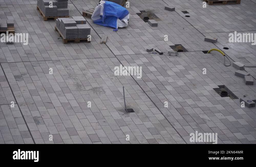 Brick road construction Stock Videos & Footage - HD and 4K Video Clips ...
