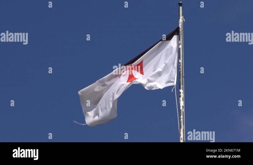 Flag of the knights templars Stock Videos & Footage - HD and 4K Video ...