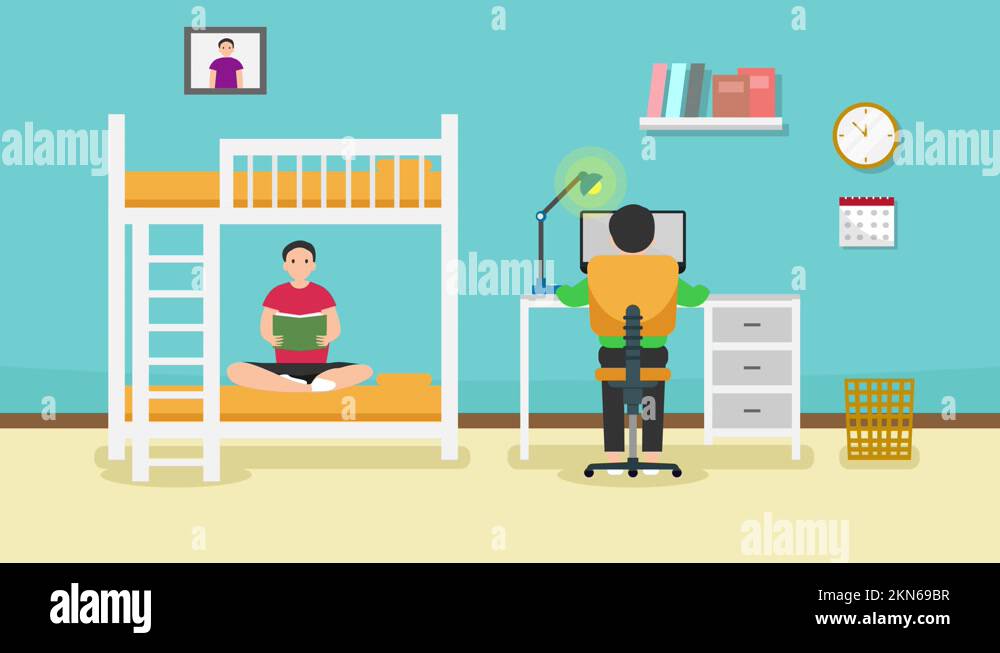 Children in dormitory Stock Videos & Footage - HD and 4K Video Clips ...