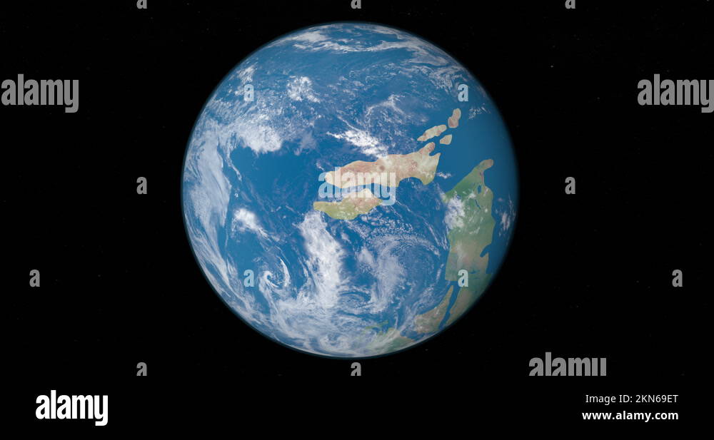 Pannotia continent in earth planet. Loop Stock Video Footage - Alamy