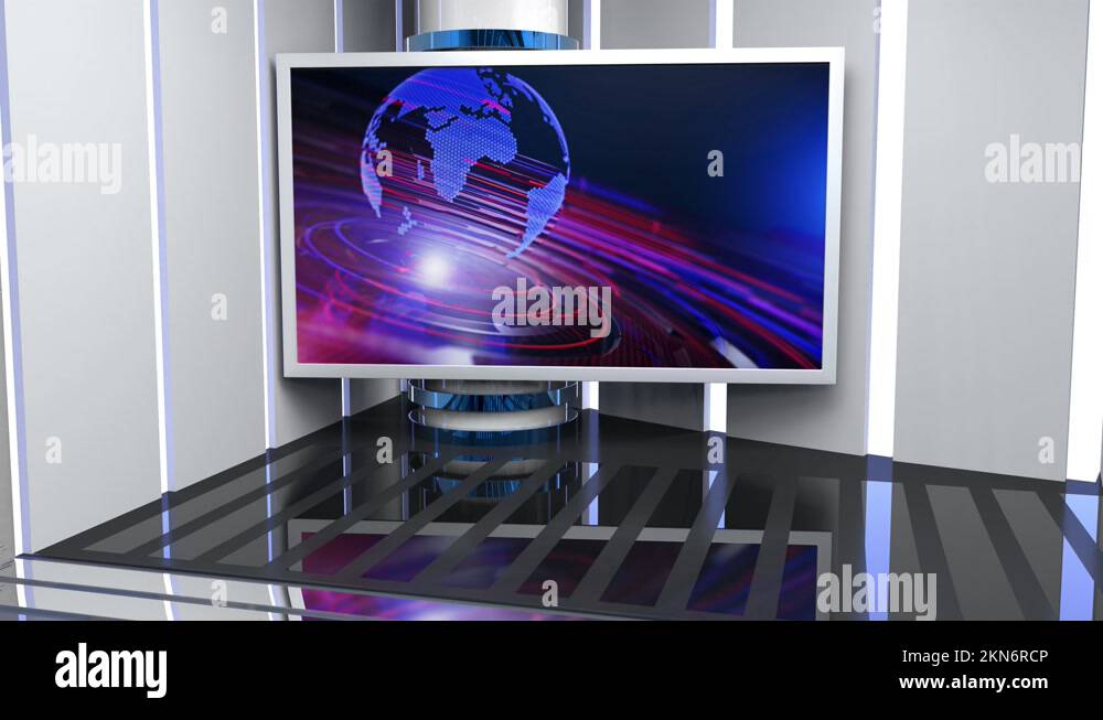 News Tv Studio Set 10 Virtual Green Screen Background
