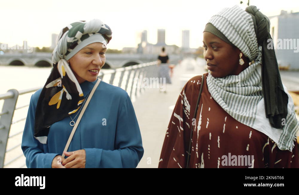 Female muslim friends walking on Stock Videos & Footage - HD and 4K ...