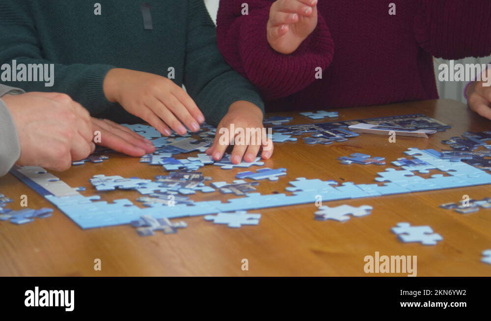 Family jigsaw puzzle Stock Videos & Footage - HD and 4K Video Clips - Alamy
