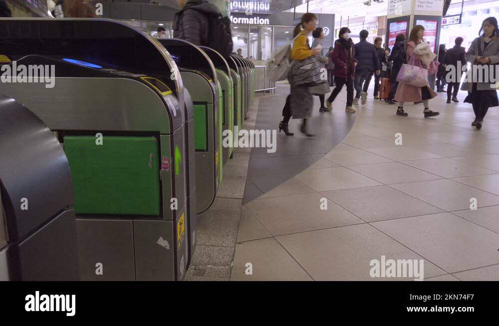 Shinjuku station ticket gate Stock Videos & Footage - HD and 4K Video ...
