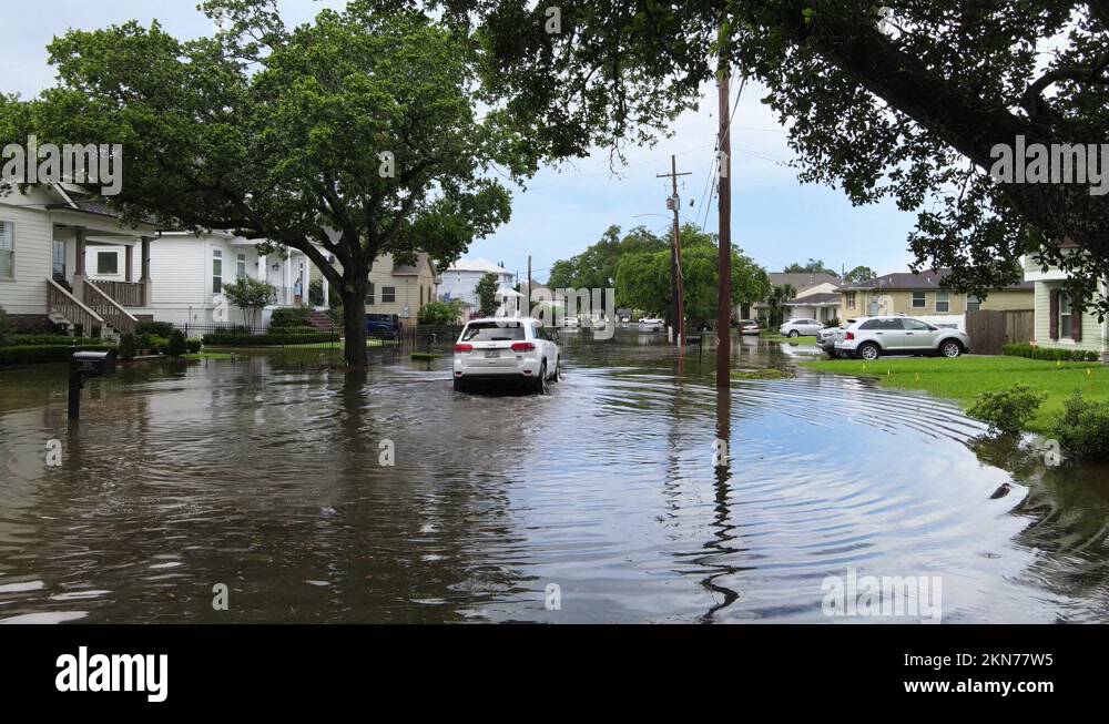 Car driving through flooded road natural disaster Stock Videos ...