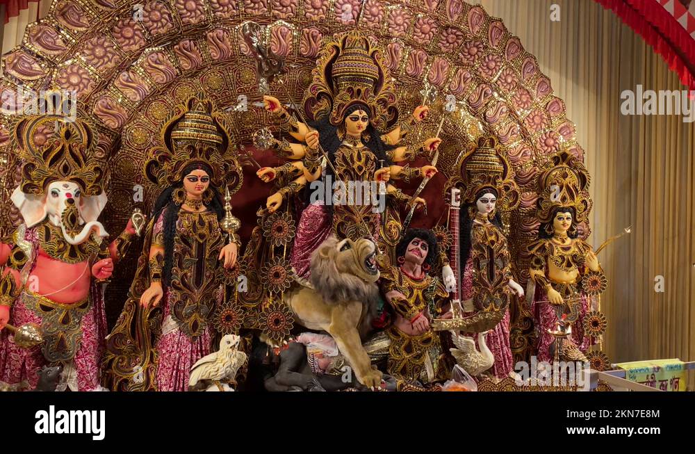 Durga puja idol Stock Videos & Footage - HD and 4K Video Clips - Alamy