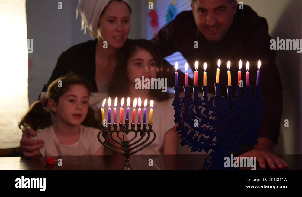 Hanukkah family temple Stock Videos & Footage - HD and 4K Video Clips ...