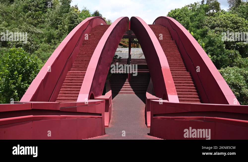 Arched pedestrian bridge Stock Videos & Footage - HD and 4K Video Clips ...