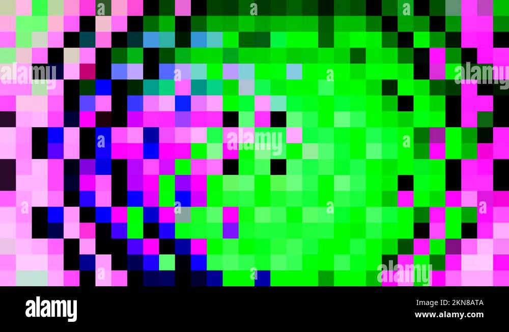 Computer generate 8 bit effect, colorful pixel background, pixel square ...