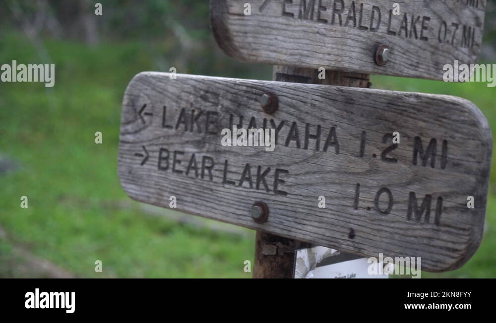 National park trail signs Stock Videos & Footage - HD and 4K Video ...