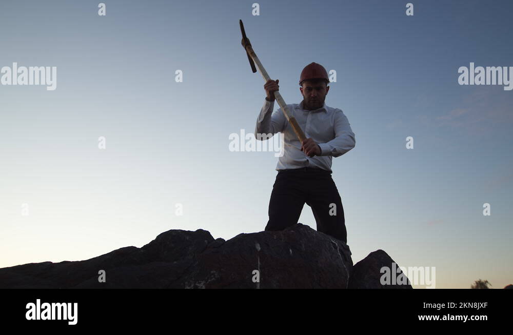 Man pickaxe Stock Videos & Footage - HD and 4K Video Clips - Alamy