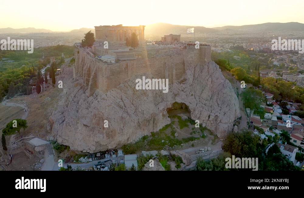 Acropolis city of Athens parthenon, symbol of ancient Greece, Mount ...