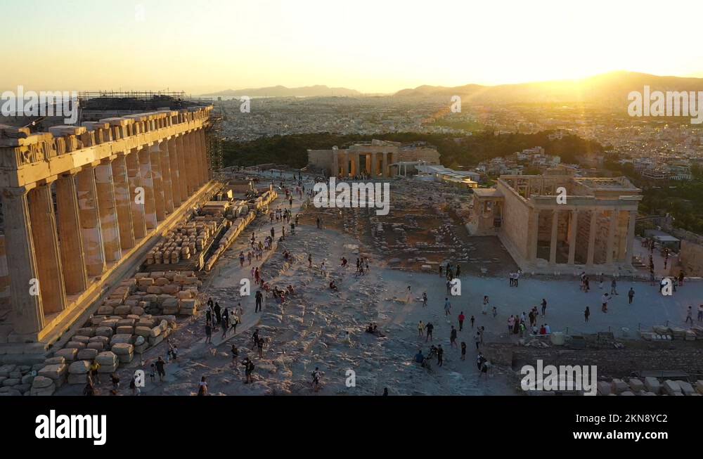 Acropolis city of Athens parthenon, symbol of ancient Greece, Mount ...