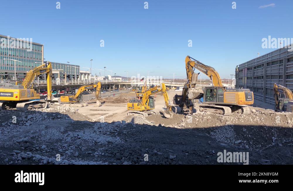 Final Stages of Demolition Work Underway of International Airport ...