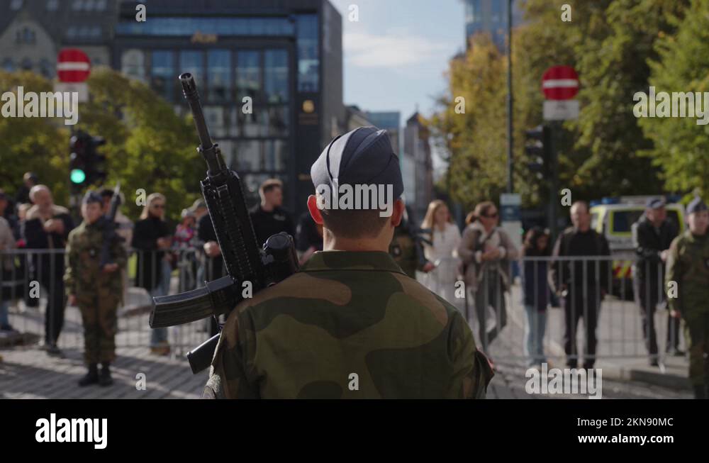 Military army camouflage beret rifle gun Stock Videos & Footage - HD ...