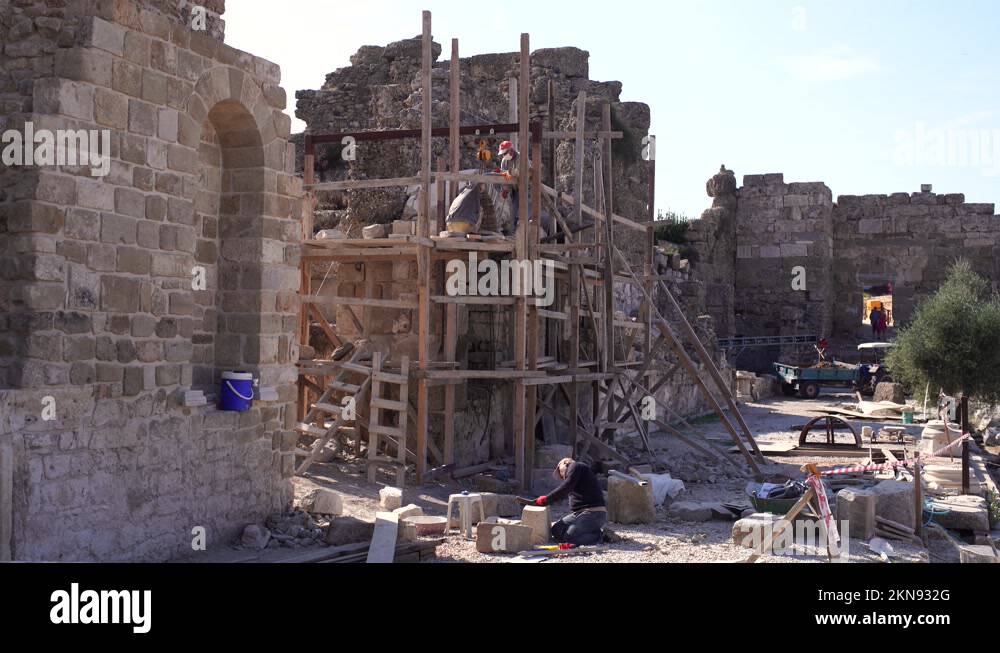 Ancient roman ruins archaeological dig architecture Stock Videos ...