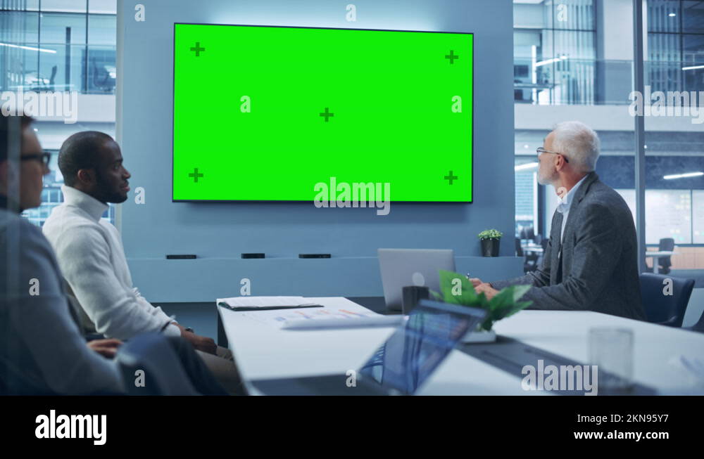 Office meeting green screen tv Stock Videos & Footage - HD and 4K Video ...