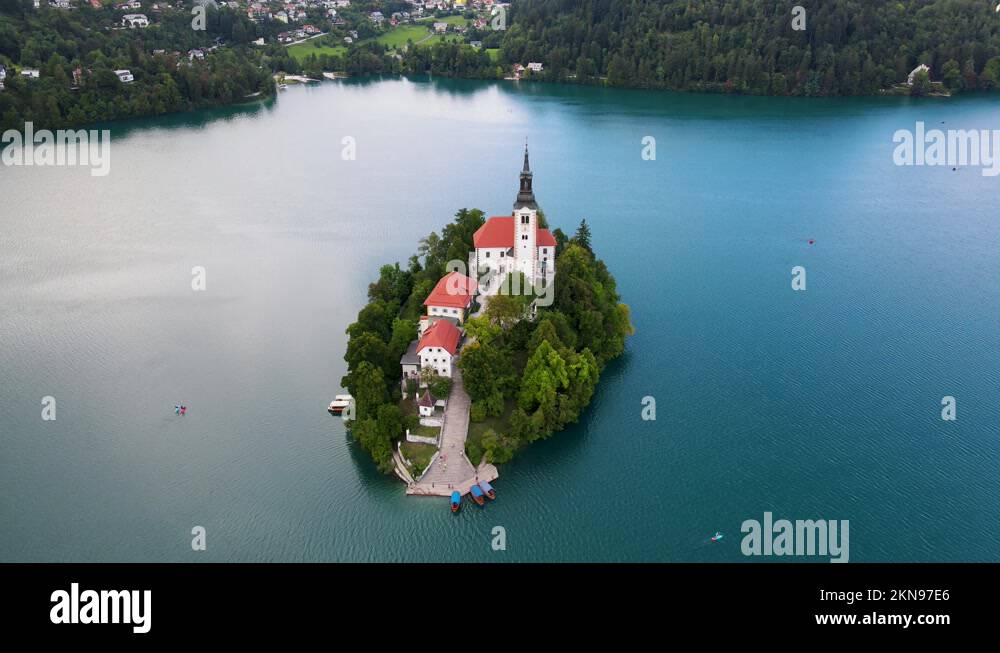 Lake bled aerial Stock Videos & Footage - HD and 4K Video Clips - Alamy
