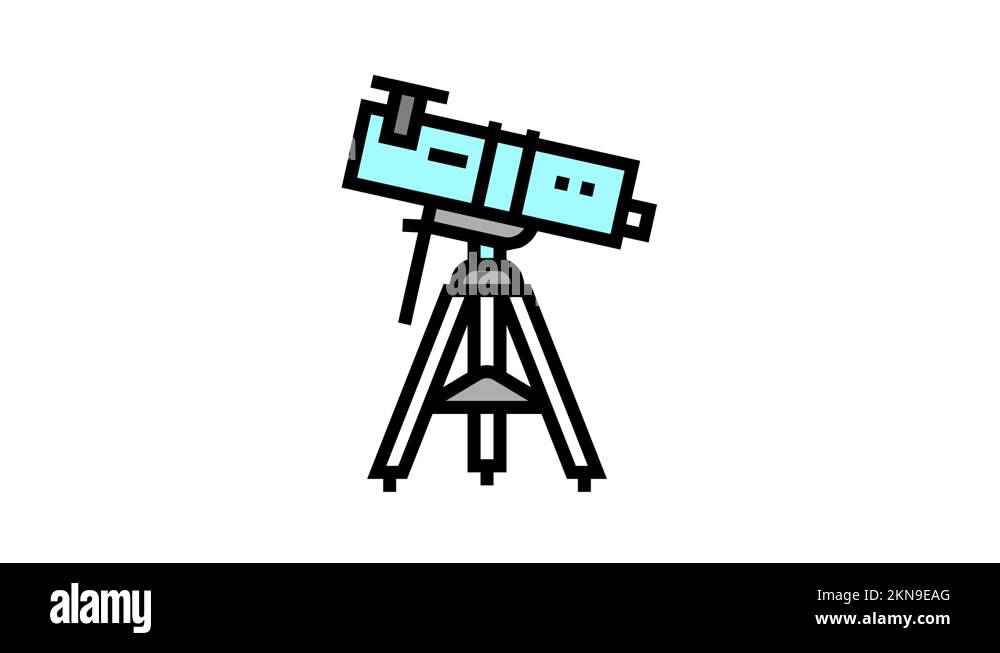 reflector planetarium color icon animation Stock Video Footage - Alamy