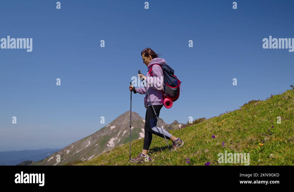 Using walking poles Stock Videos & Footage - HD and 4K Video Clips - Alamy