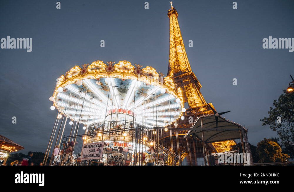 Eiffel tower and carousel Stock Videos & Footage - HD and 4K Video Clips - Alamy
