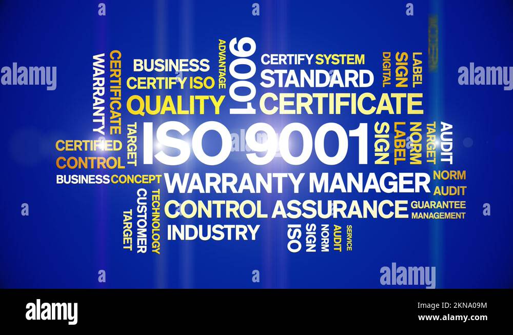 ISO 9001 animated word cloud,design animation kinetic typography ...