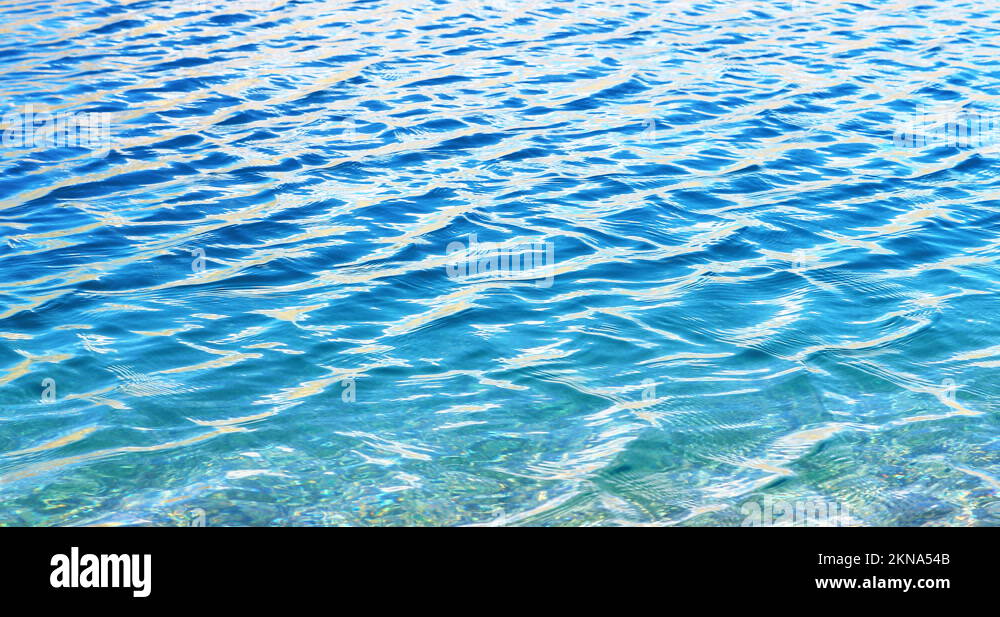 Perfect water texture 4K background. Slow motion video of smooth waves ...