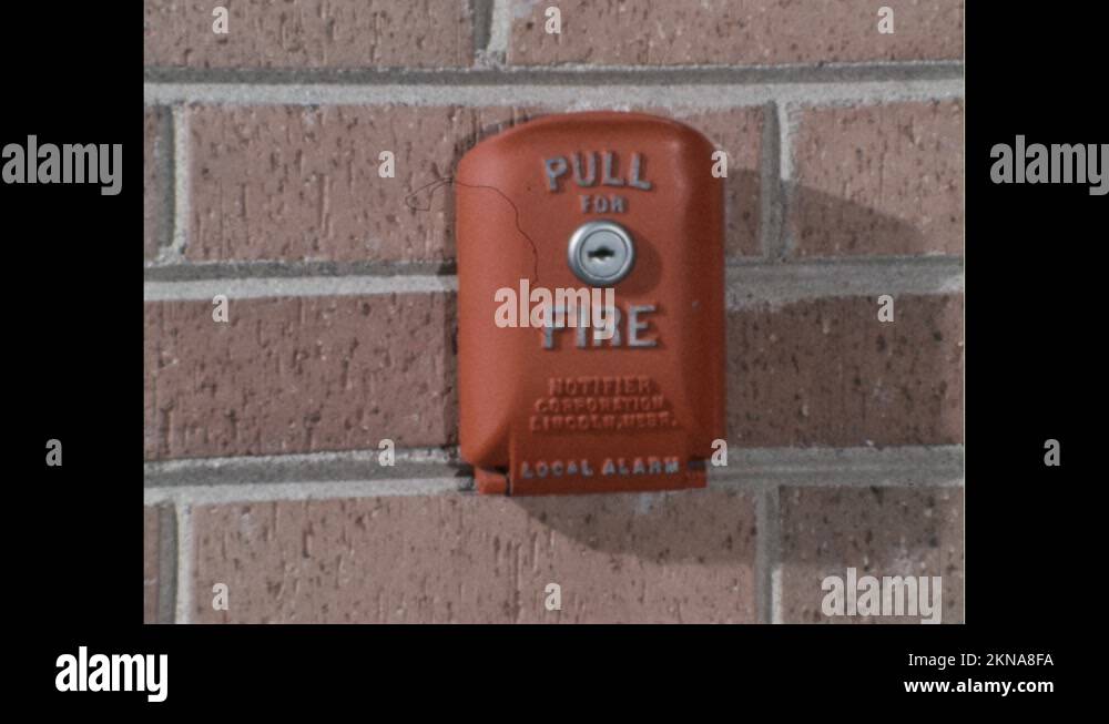 Fire extinguisher fire extinguisher mounted to wall Stock Videos ...