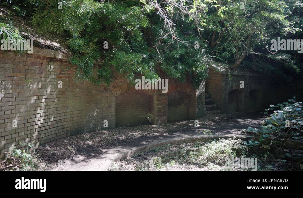 Military Fort, Abandoned and left to nature on Tomogashima, Japan Stock ...