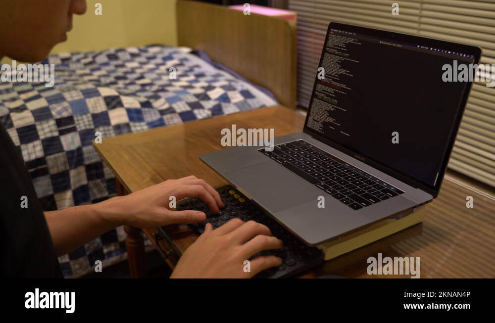 Programmer Uses Terminal To Clone Repository From GitHub To Local Stock Video Footage - Alamy
