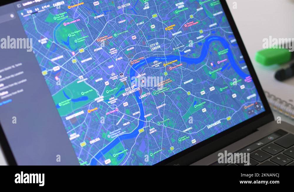 Close up street maps of london Stock Videos & Footage - HD and 4K Video ...