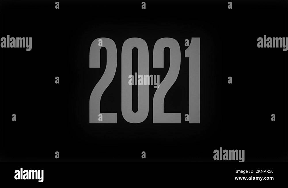 2021 The End Animation Text Stock Video Footage - Alamy