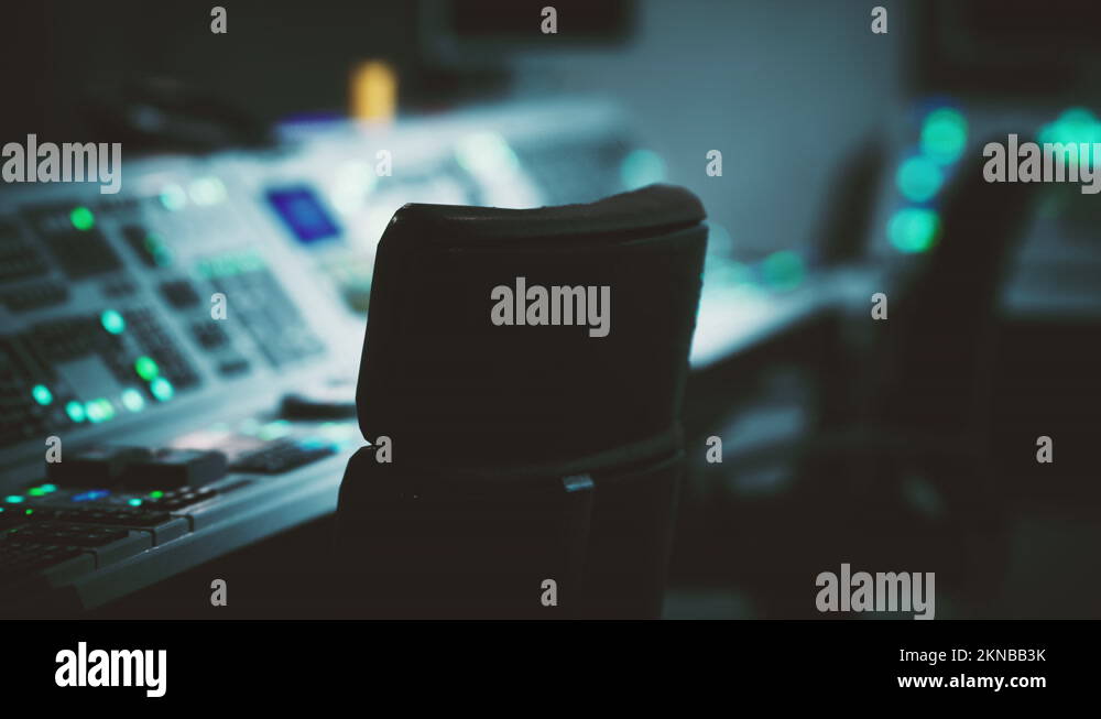 empty power plant control room Stock Video Footage - Alamy