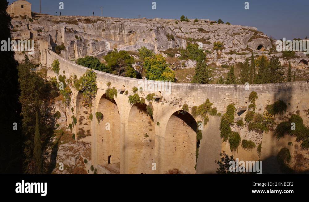 Apulia gravina in puglia bridge aqueduct Stock Videos & Footage - HD ...