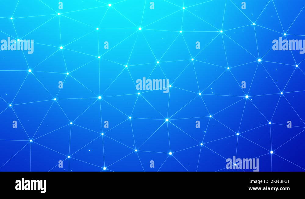 An animation of communication and connection. The polygon mesh moves ...