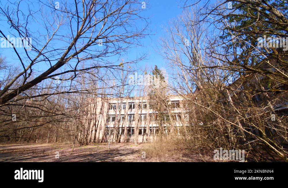Abandoned school building after nuclear disaster, Pripyat Chernobyl ...