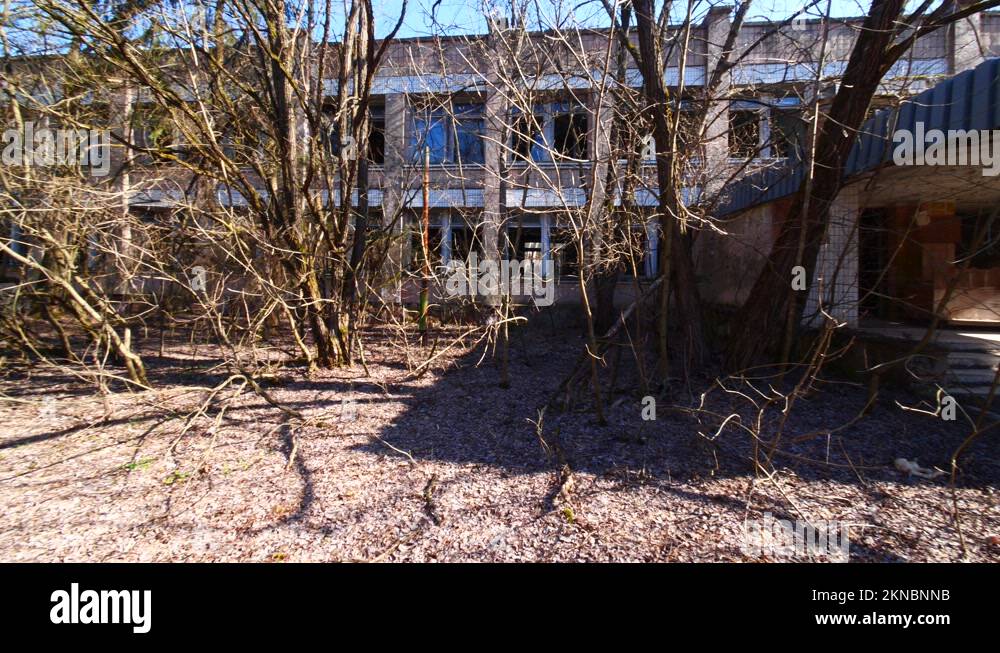 Abandoned school building after nuclear disaster, Pripyat Chernobyl ...