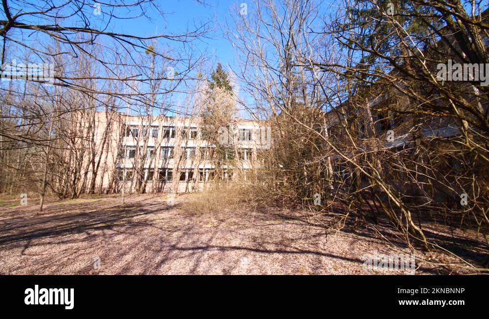 Abandoned school building after nuclear disaster, Pripyat Chernobyl ...