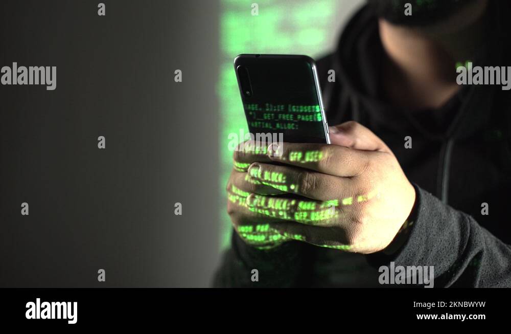 Hacking Using Phone Stock Videos And Footage Hd And 4k Video Clips Alamy