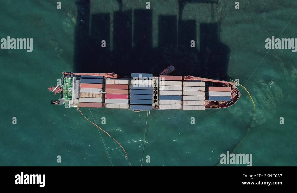 Container ship ran aground Stock Videos & Footage - HD and 4K Video ...