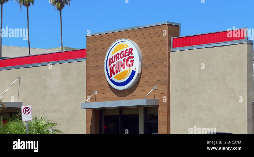 Burger king outdoor logo sign Stock Videos & Footage - HD and 4K Video ...